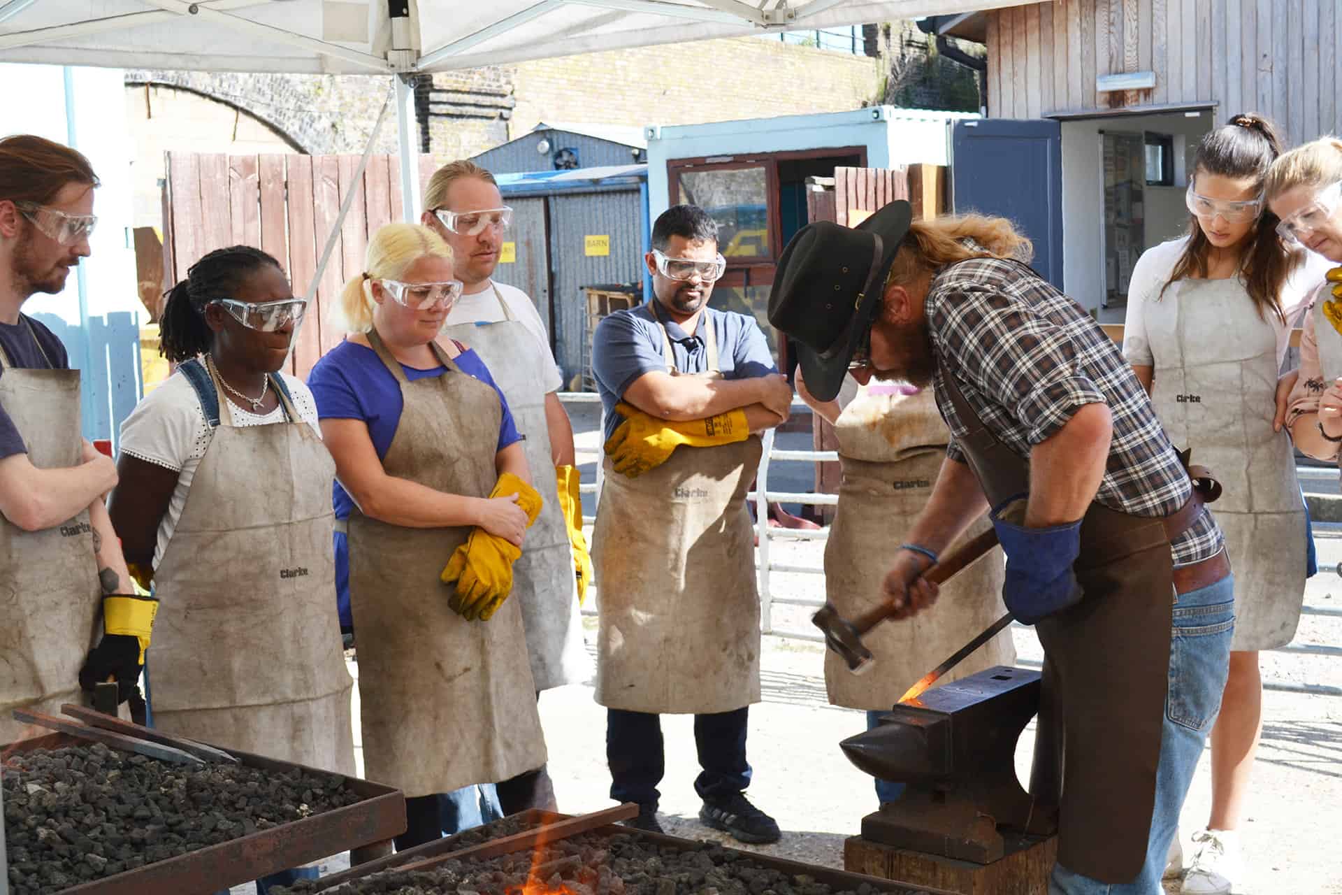 Successful Community Blacksmithing Event at Capel Manor College's ...